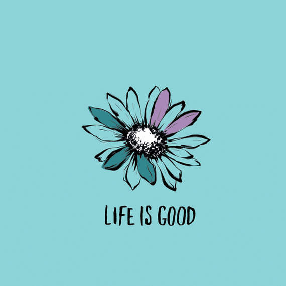Accessories Daisy On Blue Wall Art | Life is Good® Official Site